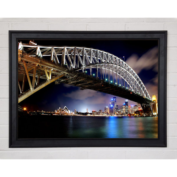 Ebern Designs Sydney Harbour Bridge Single Picture Frame Art Prints